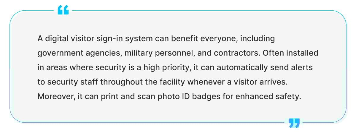 Digital Sign In System Benefits for Enterprise Workplaces