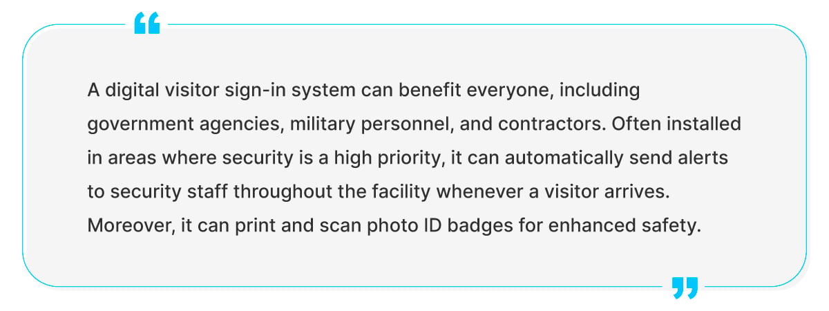 Digital Sign In System Benefits for Enterprise Workplaces