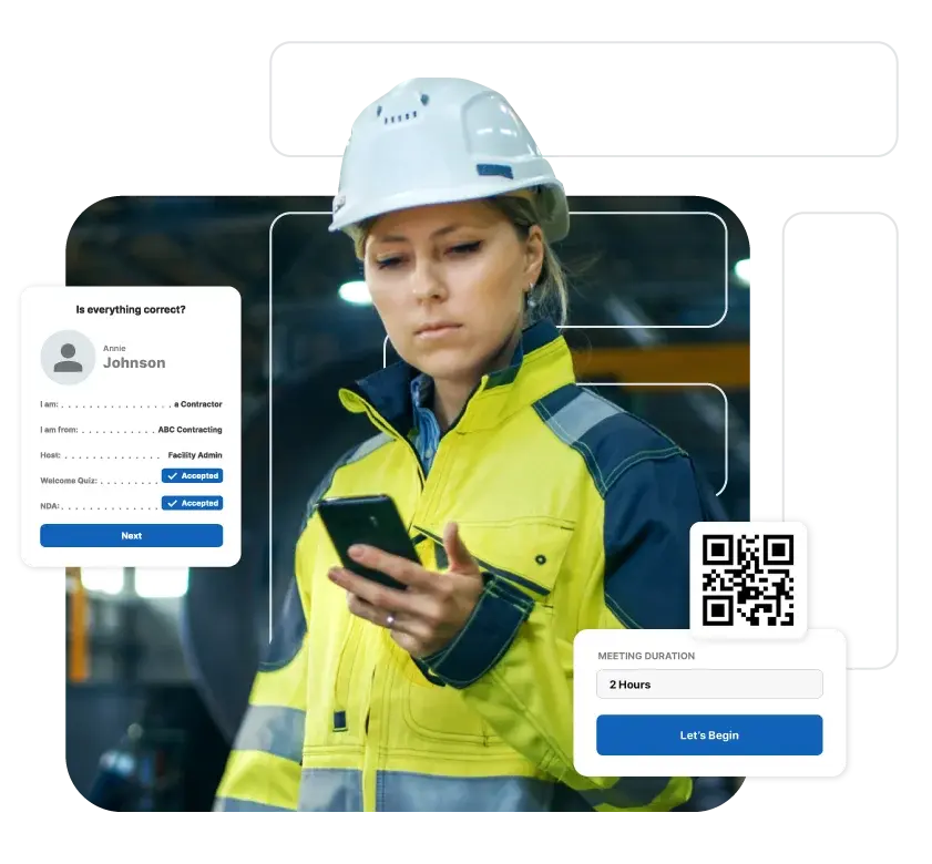 QR Code Visitor Management & Registration System