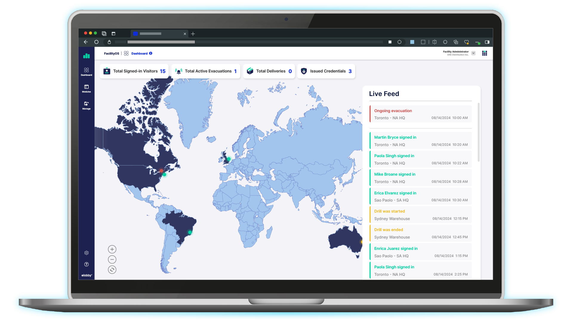 Facility, Asset & Visitor Management Platform | FacilityOS